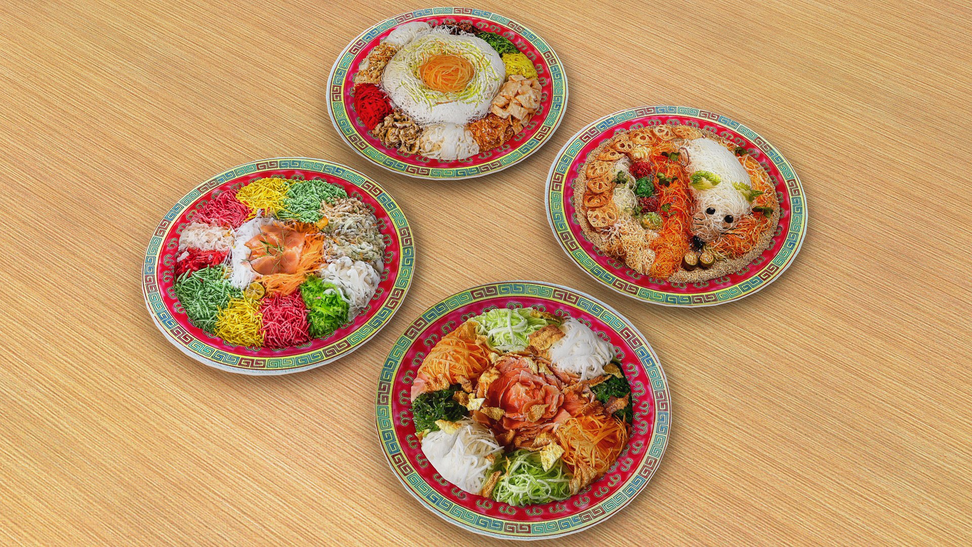 Yusheng Chinese Cuisine Model - TurboSquid 1925920