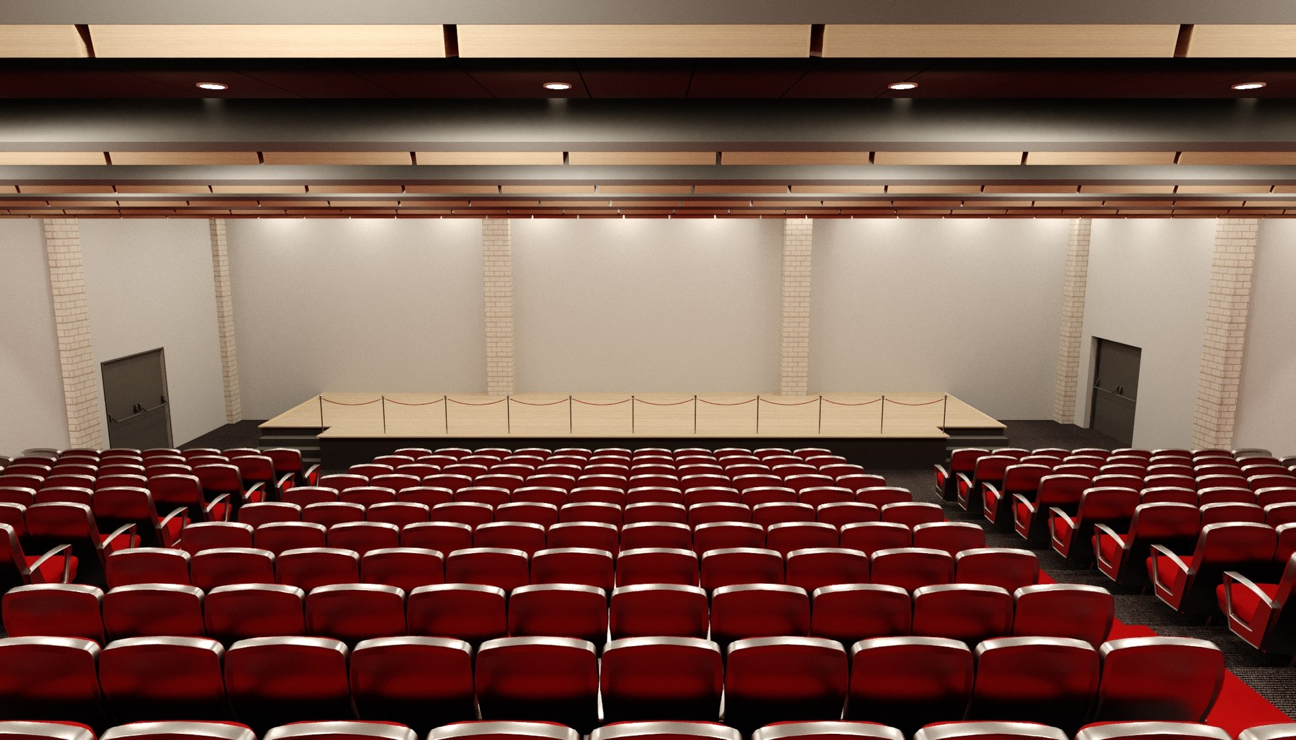 Auditorium Hall Concept Model - TurboSquid 1752645