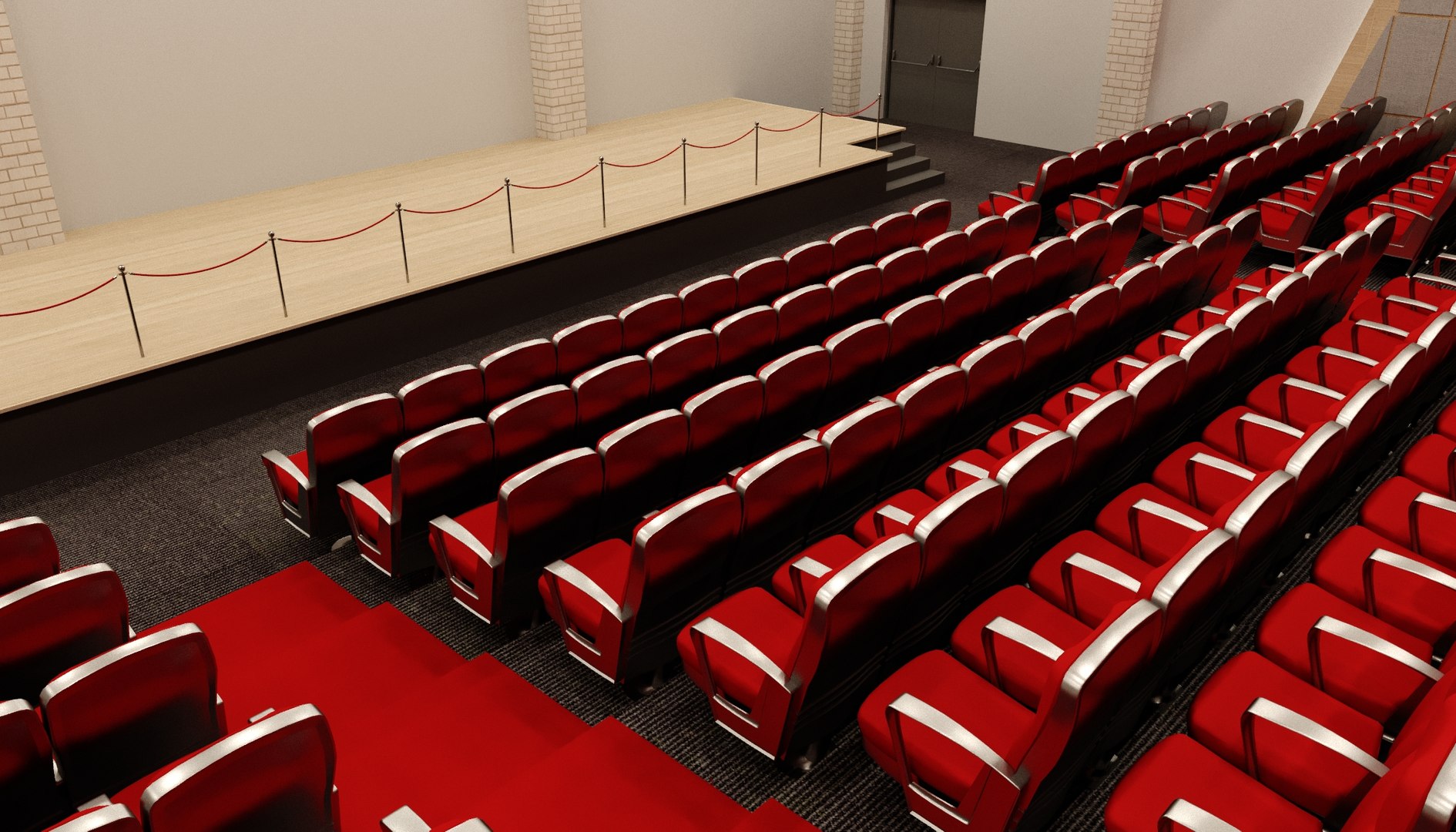 Auditorium Hall Concept Model - TurboSquid 1752645