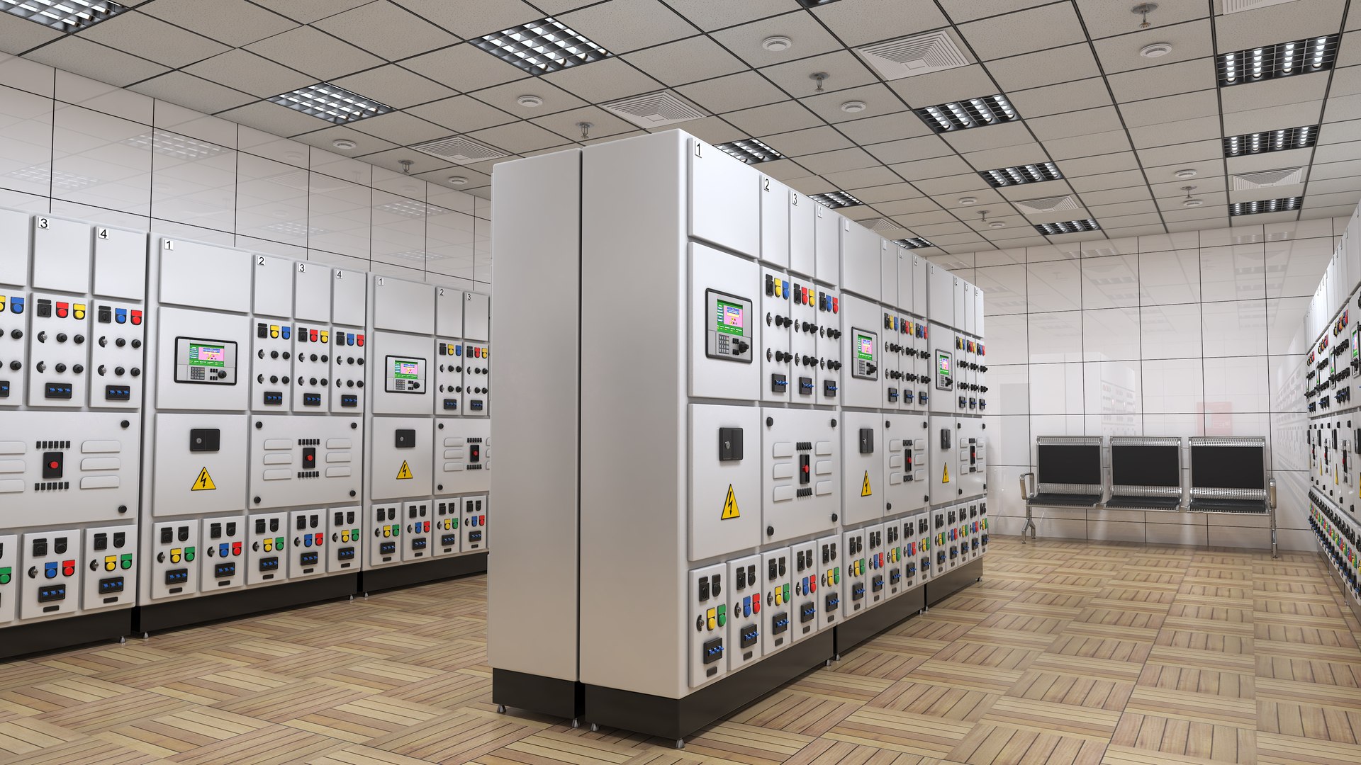 3D Electrical Room - TurboSquid 2245632