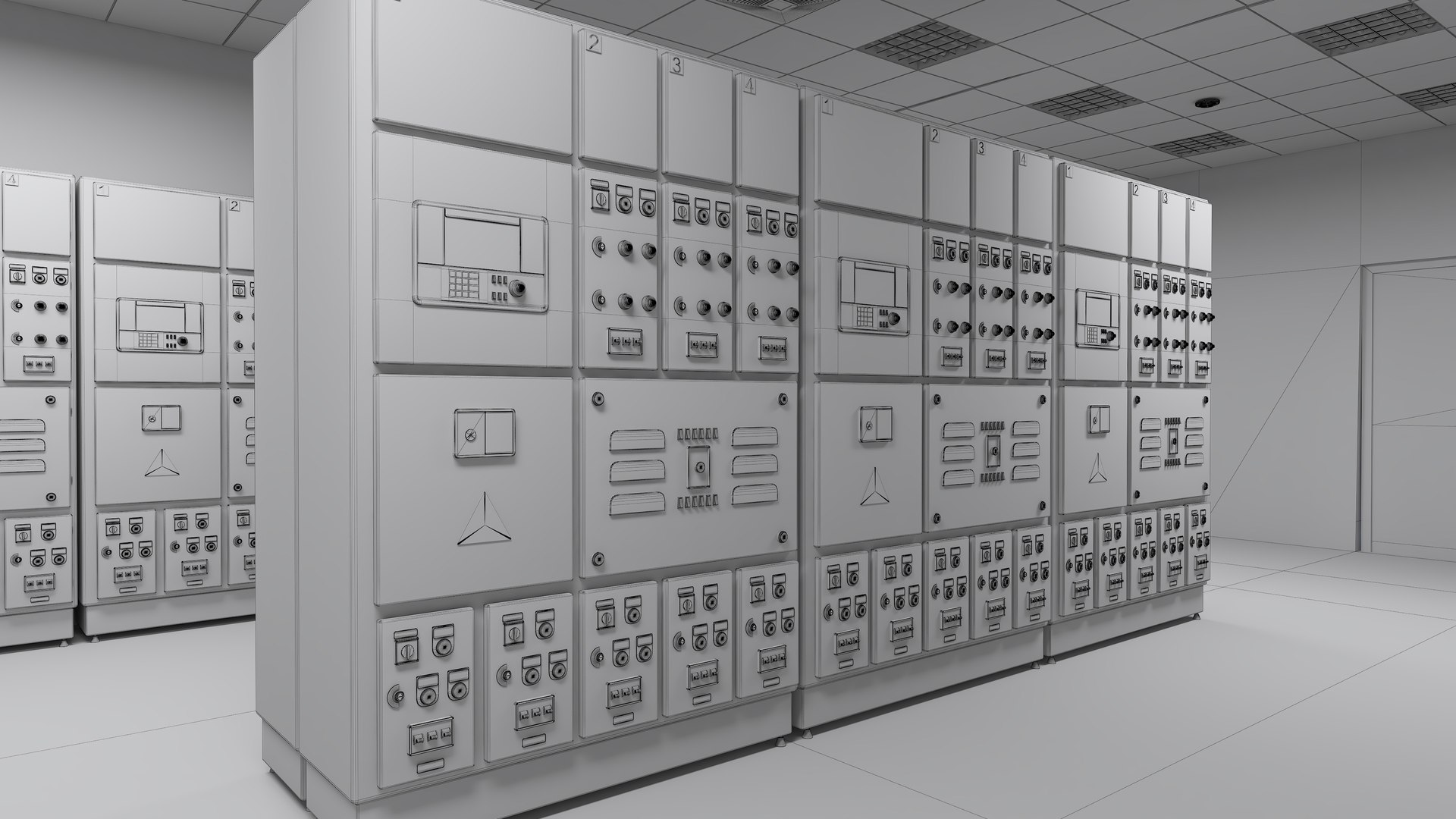 3D Electrical Room - TurboSquid 2245632