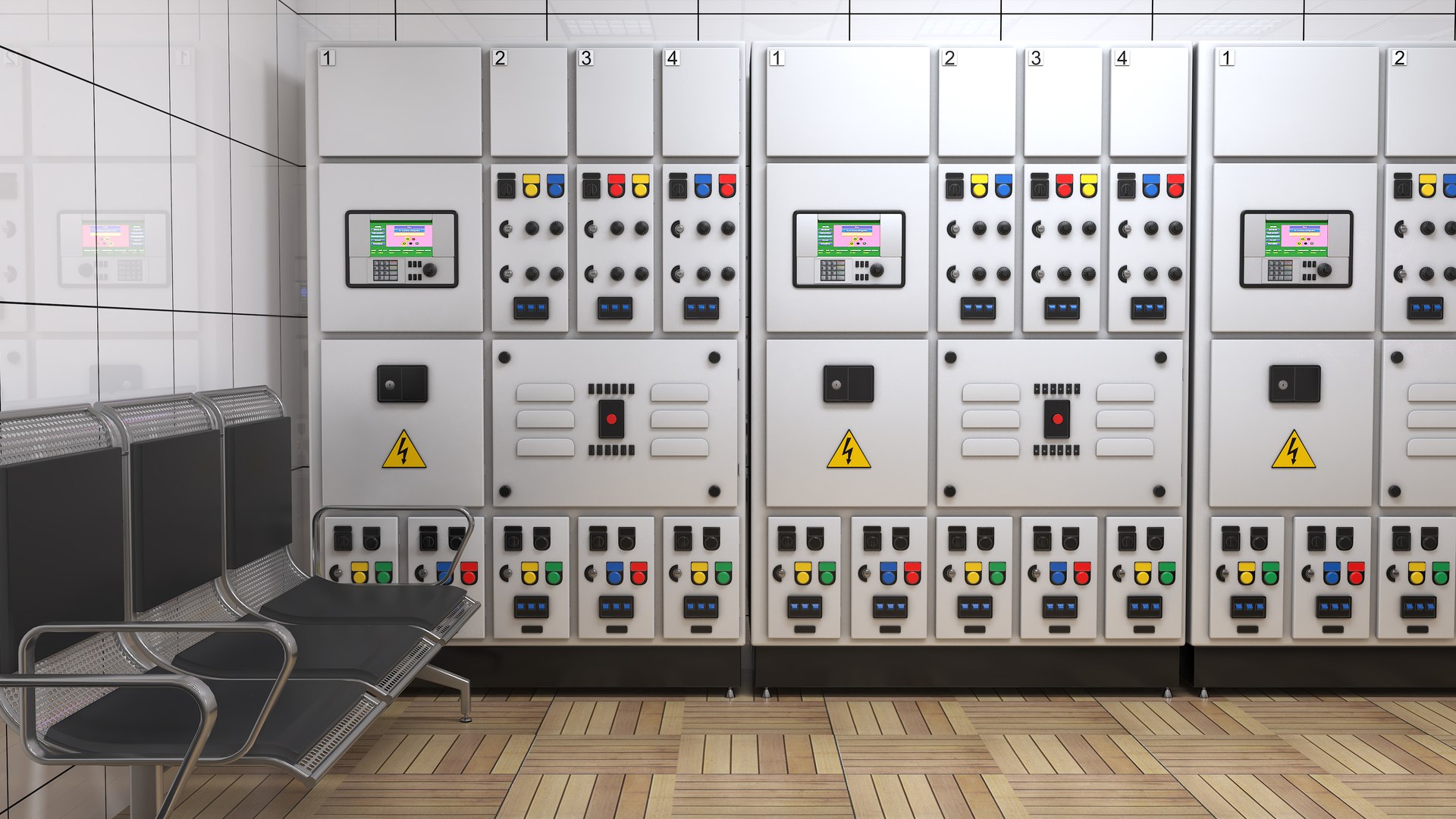 3D Electrical Room - TurboSquid 2245632