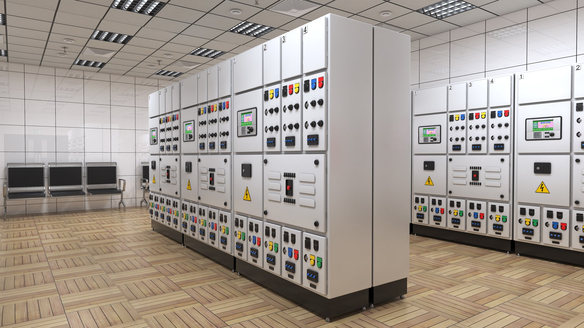 3D Electrical Room - TurboSquid 2245632