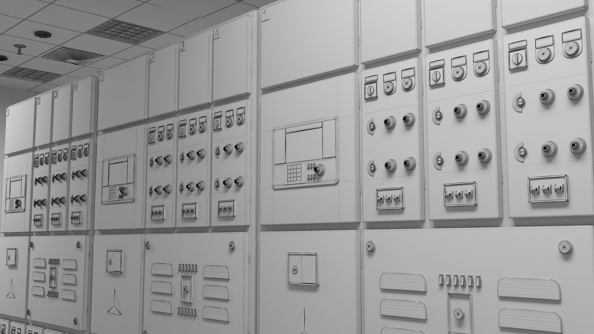 3D Electrical Room - TurboSquid 2245632