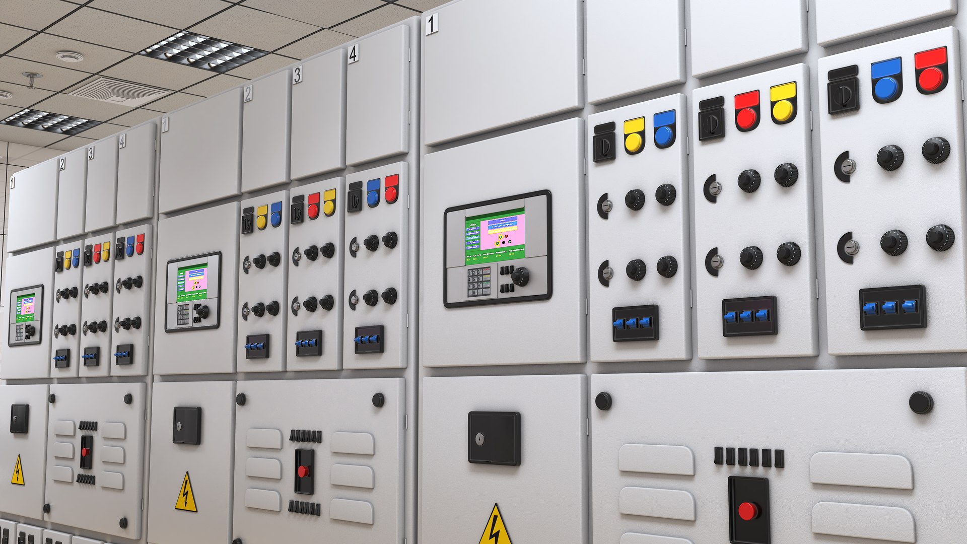 3D Electrical Room - TurboSquid 2245632