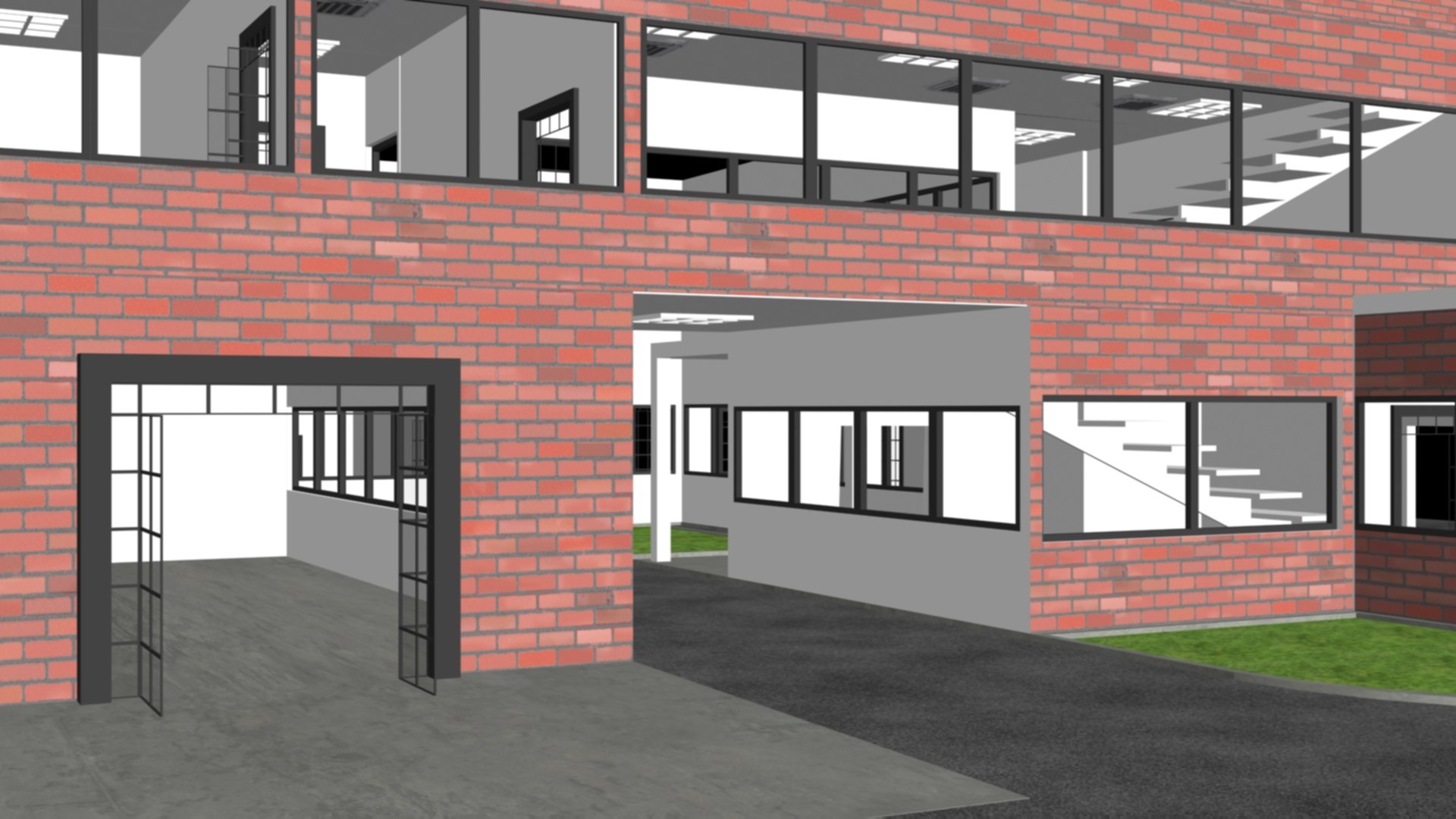 3D Model Fire Station Building - TurboSquid 2233836