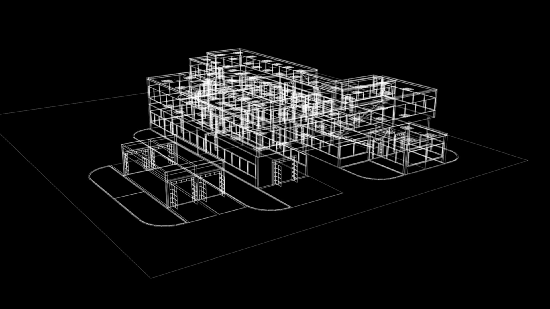 3D Model Fire Station Building - TurboSquid 2233836