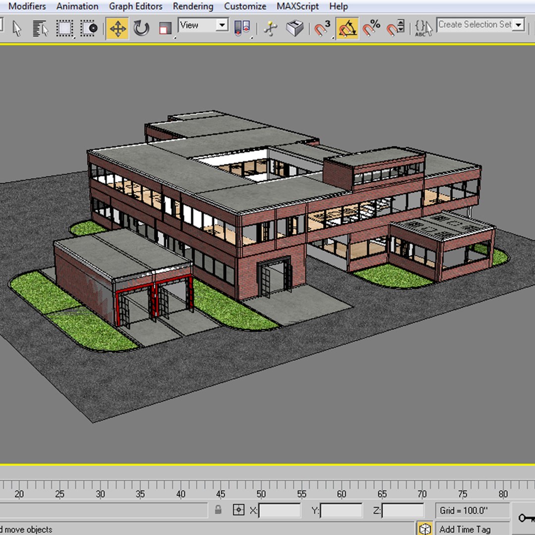 3D Model Fire Station Building - TurboSquid 2233836