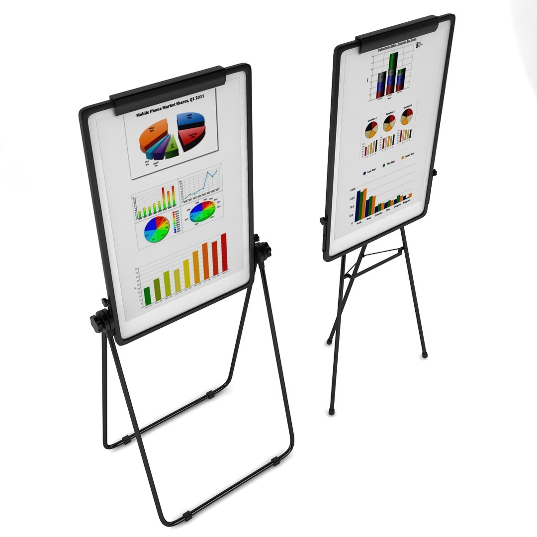 3ds Max Flip Chart Easel