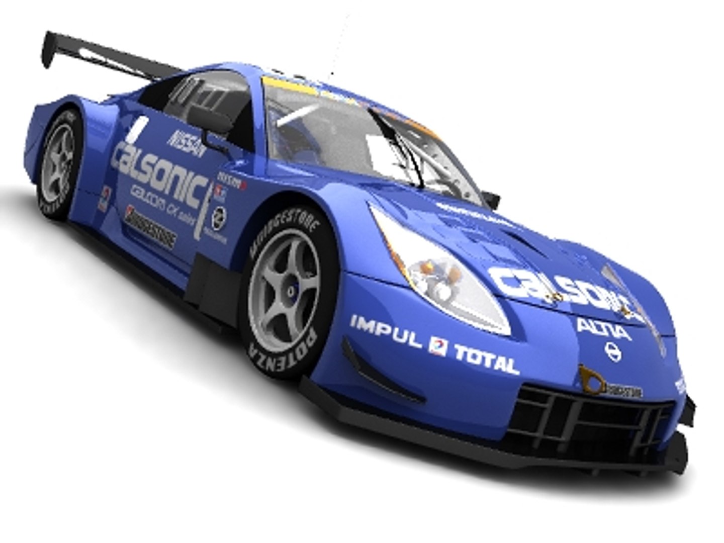 3d model nissan 350z calsonic jgtc