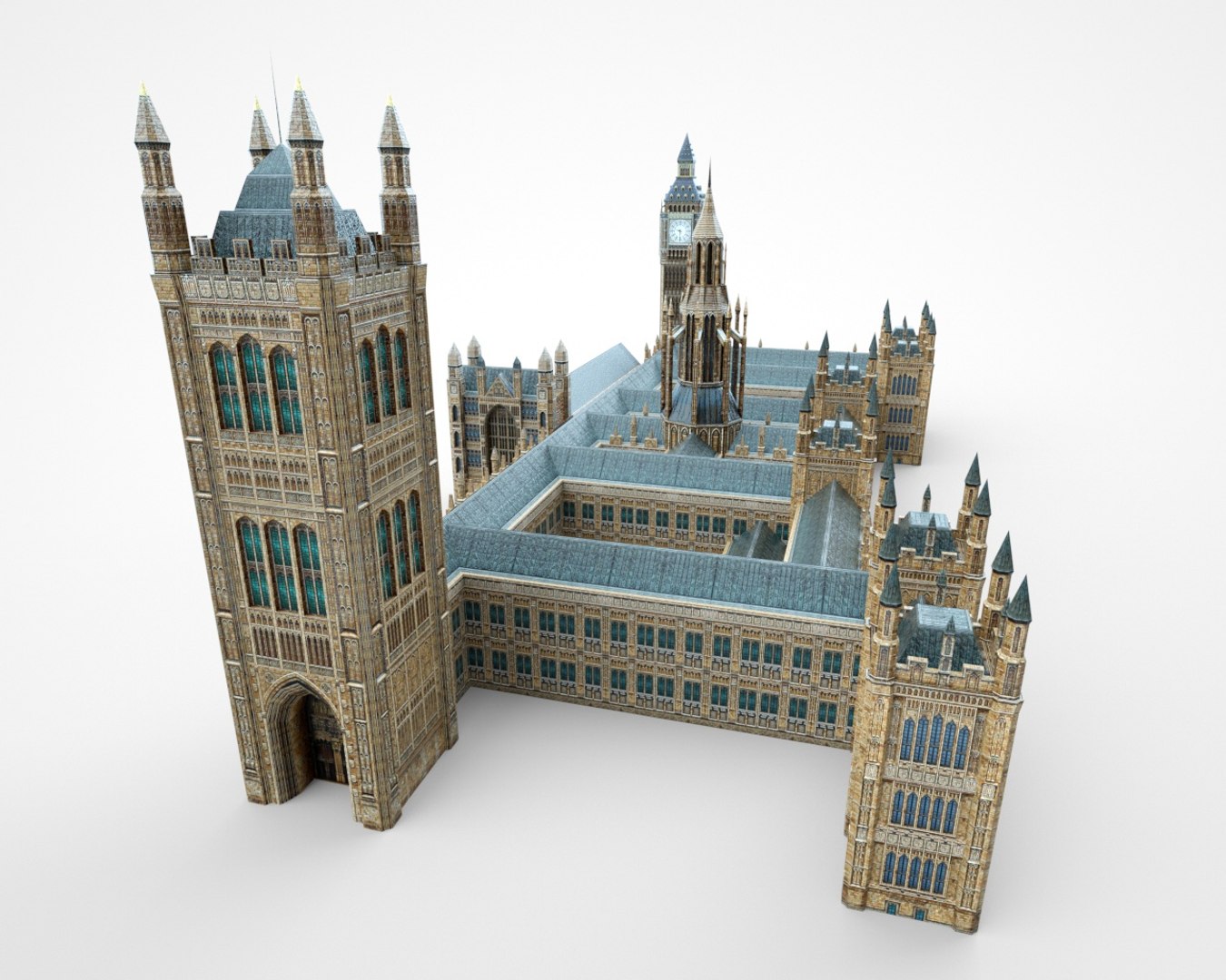 3D Model Palace Westminster - TurboSquid 1430859