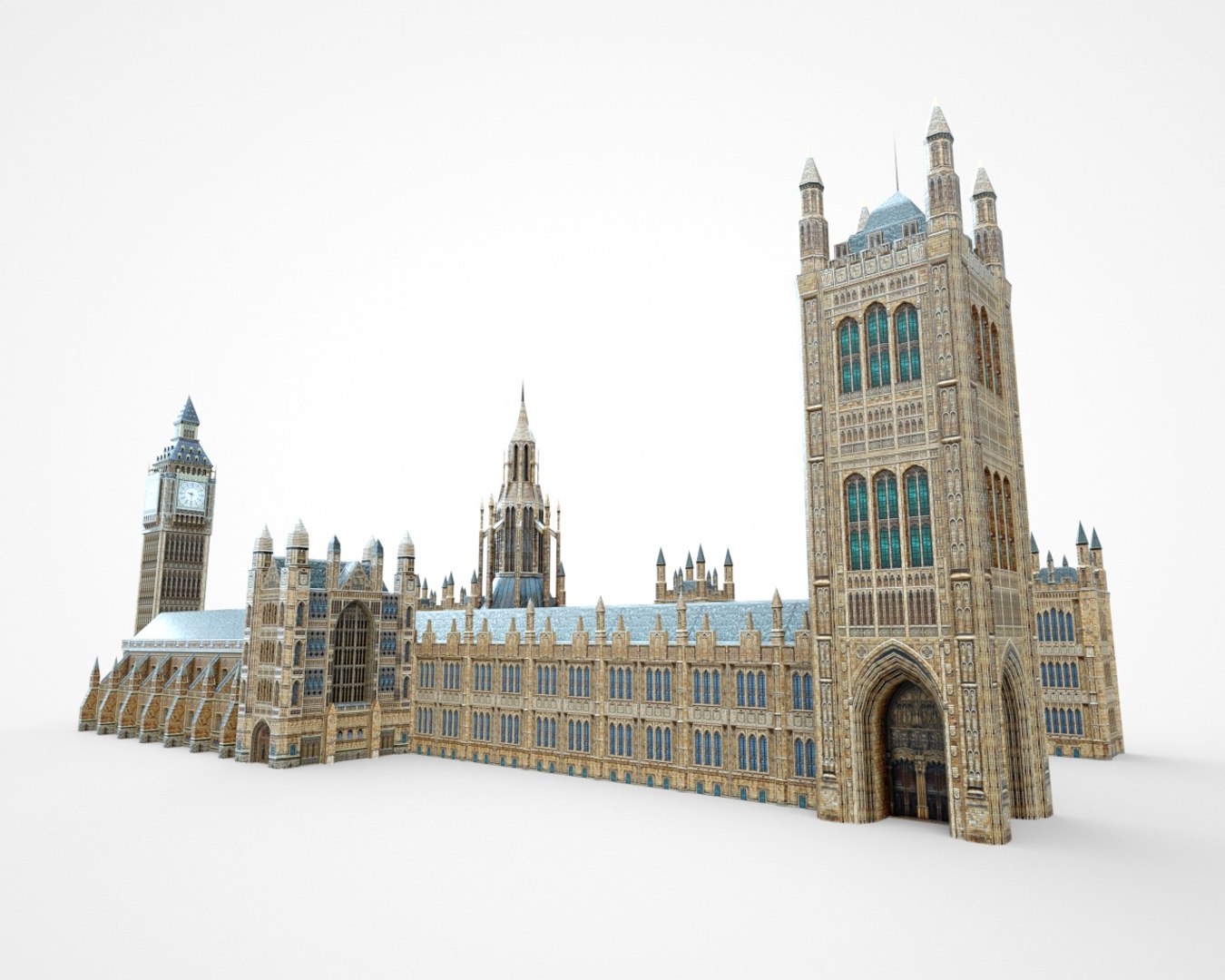 3D Model Palace Westminster - TurboSquid 1430859