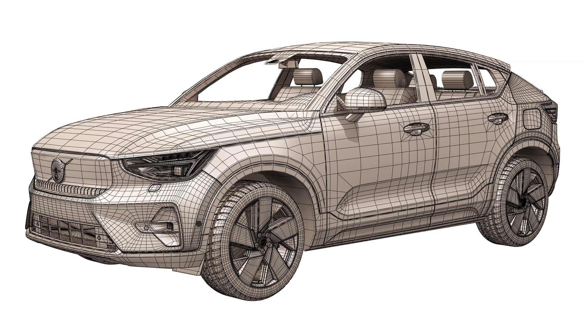 Volvo C40 Recharge 2022 3D Model - TurboSquid 1776148