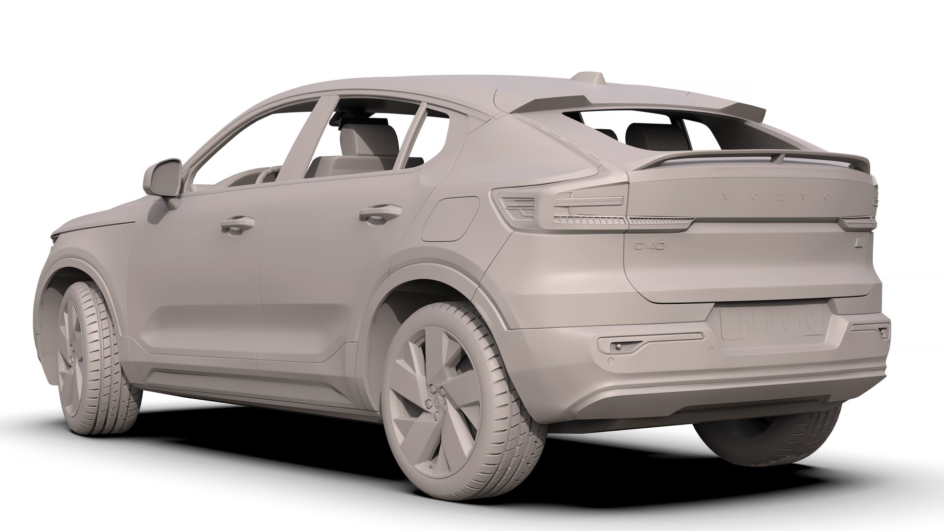 Volvo C40 Recharge 2022 3D Model - TurboSquid 1776148