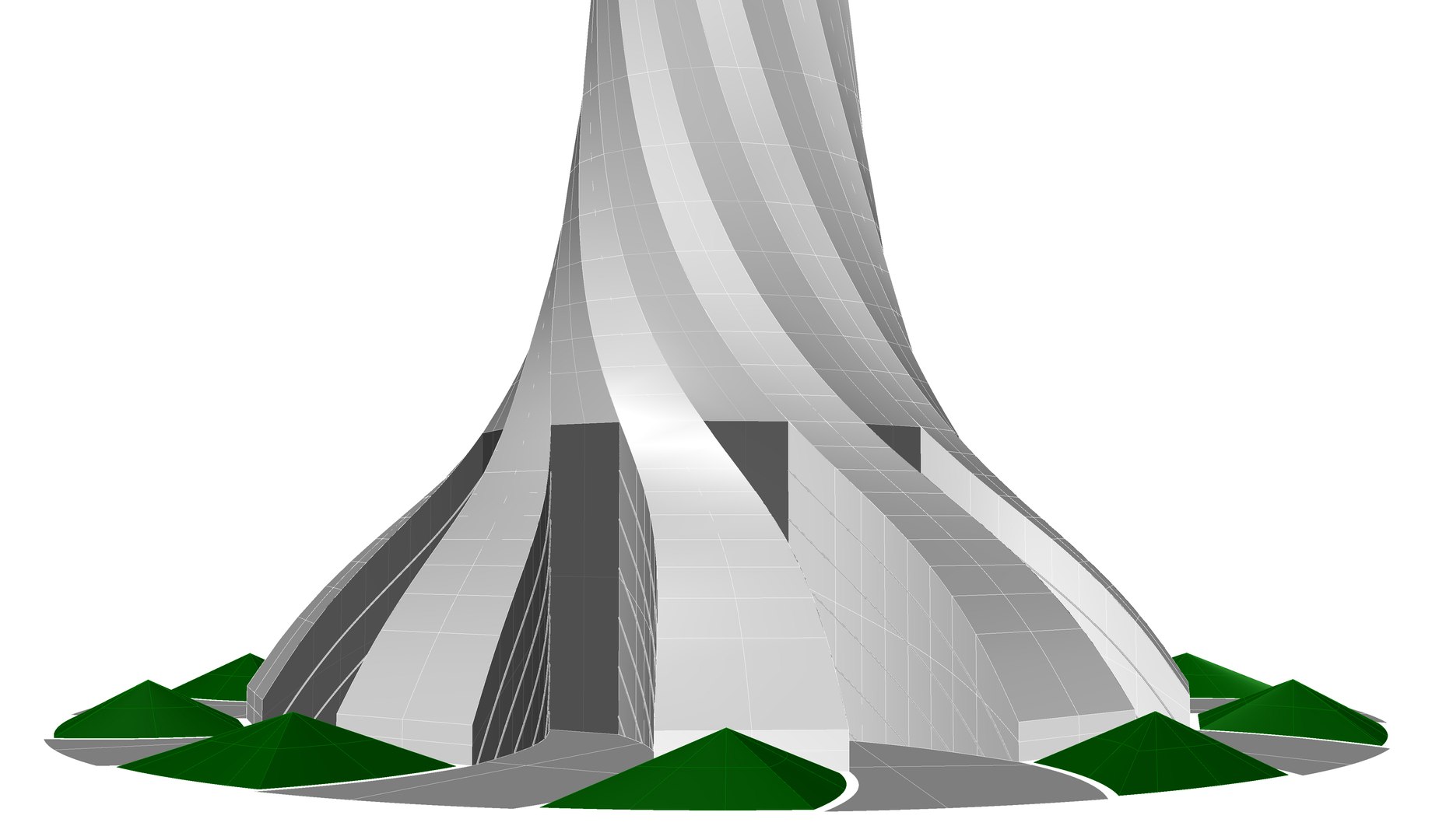3D Model Squid Parametric Skyscraper - TurboSquid 1834751