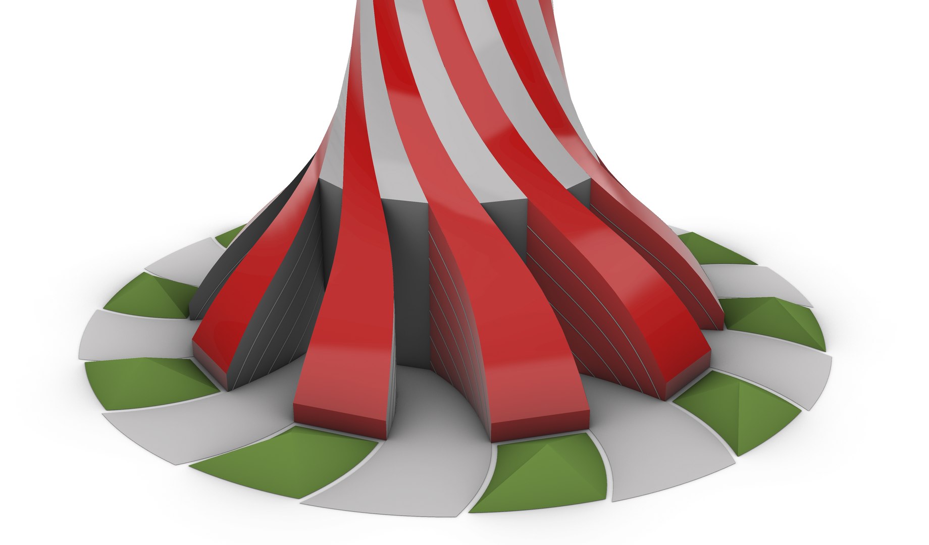 3D Model Squid Parametric Skyscraper - TurboSquid 1834751