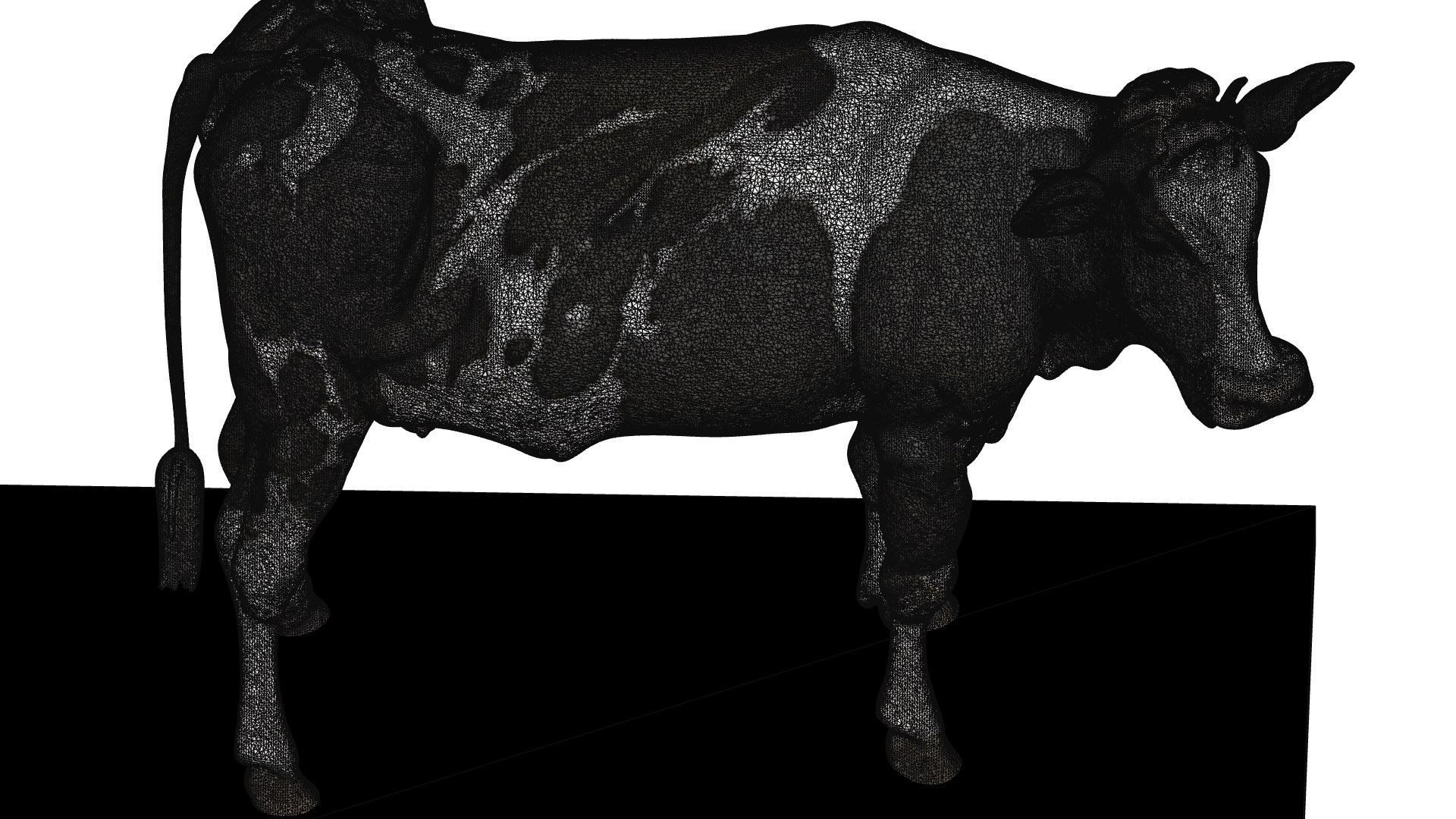 White Black Cow 3D Printable Model STL OBJ 3D Model - TurboSquid 2361927