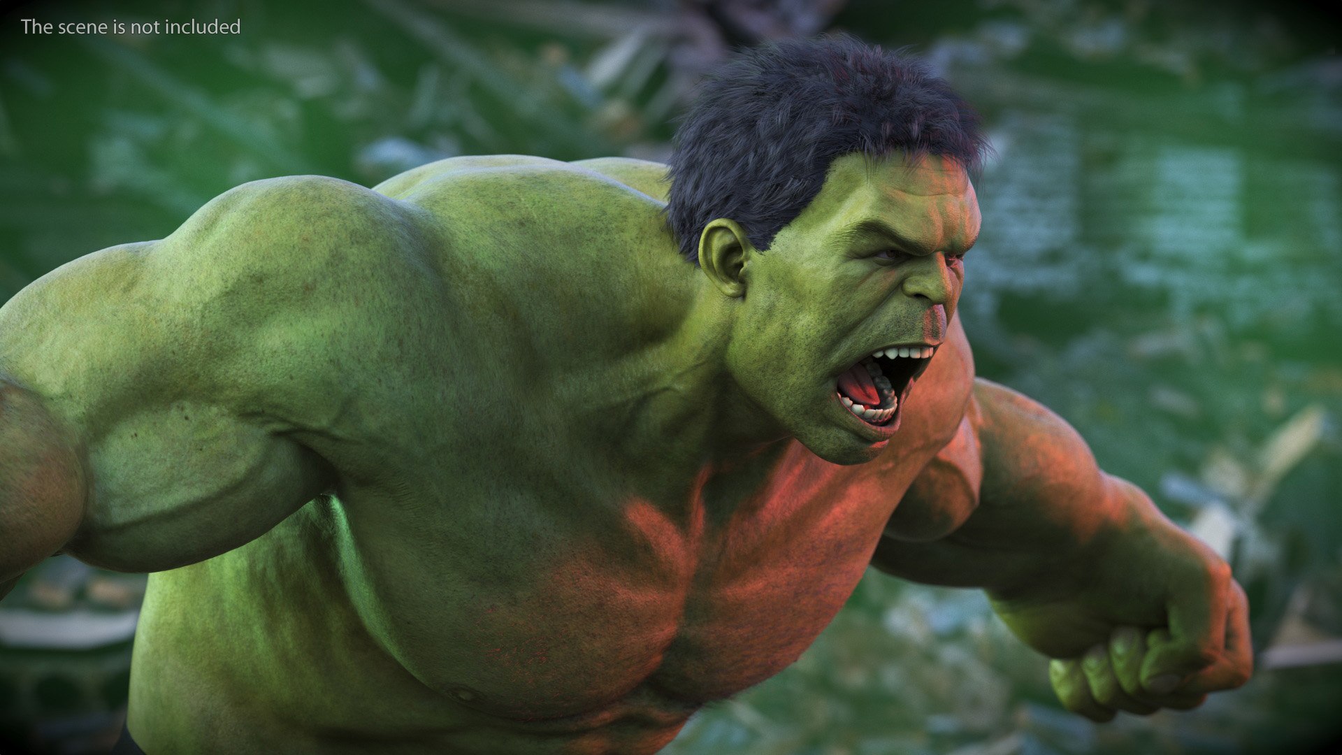 3D Hulk Rage Roar Fur For Maya - TurboSquid 2425198