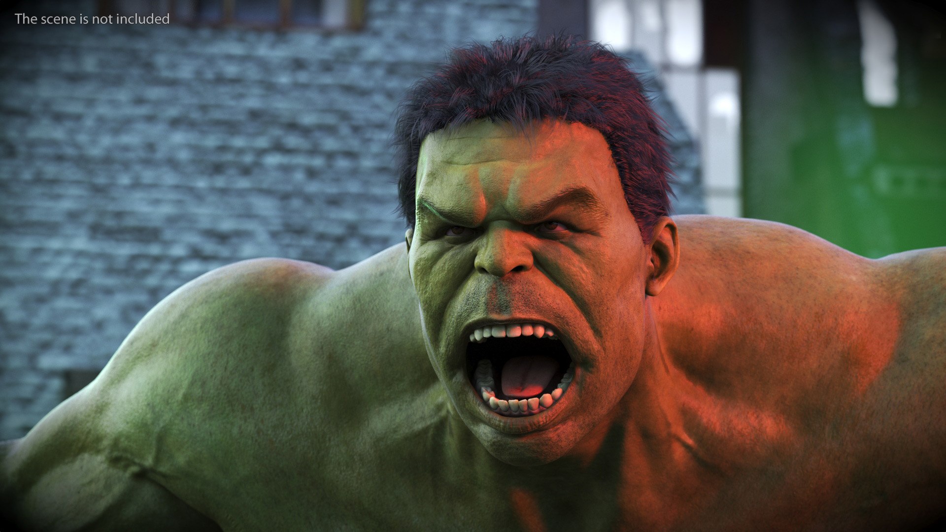 3D Hulk Rage Roar Fur For Maya - TurboSquid 2425198