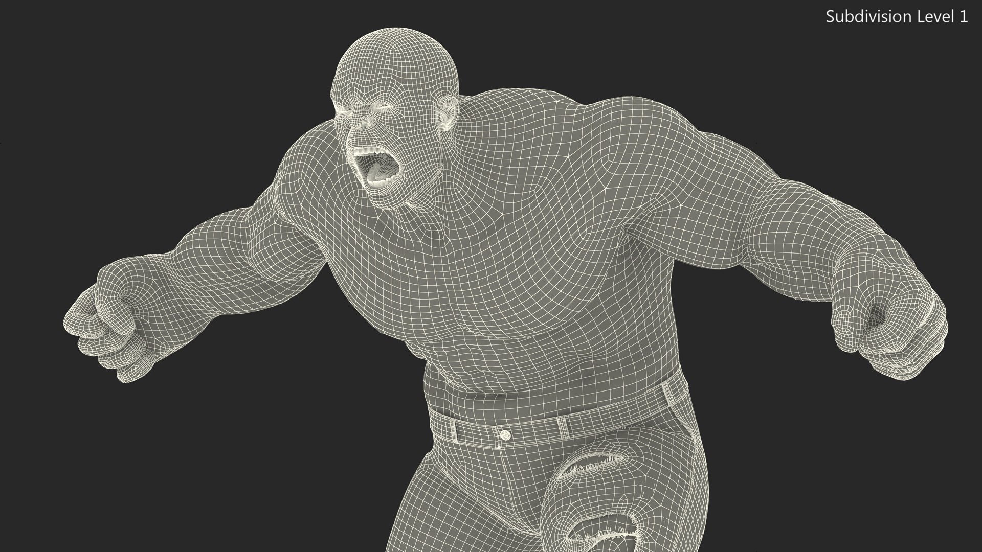 3D Hulk Rage Roar Fur For Maya - TurboSquid 2425198