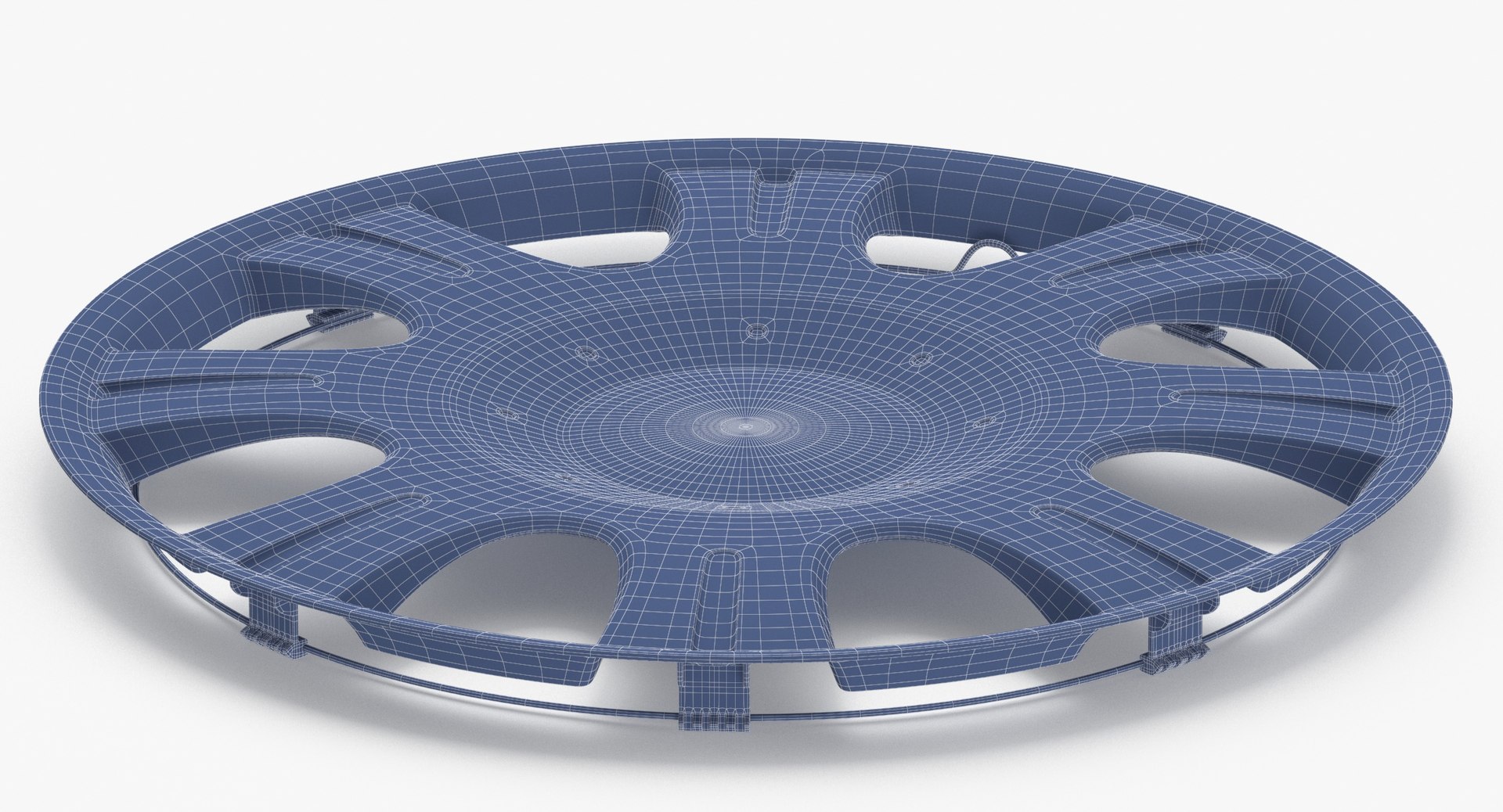 3D Hubcap 02 Dirty Discarded Damaged Broken model - TurboSquid 2027261