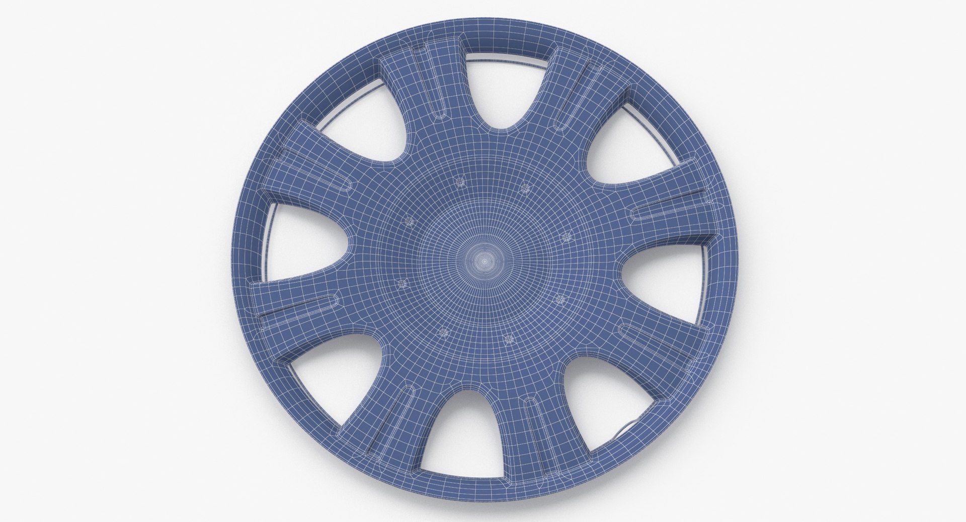 3D Hubcap 02 Dirty Discarded Damaged Broken model - TurboSquid 2027261