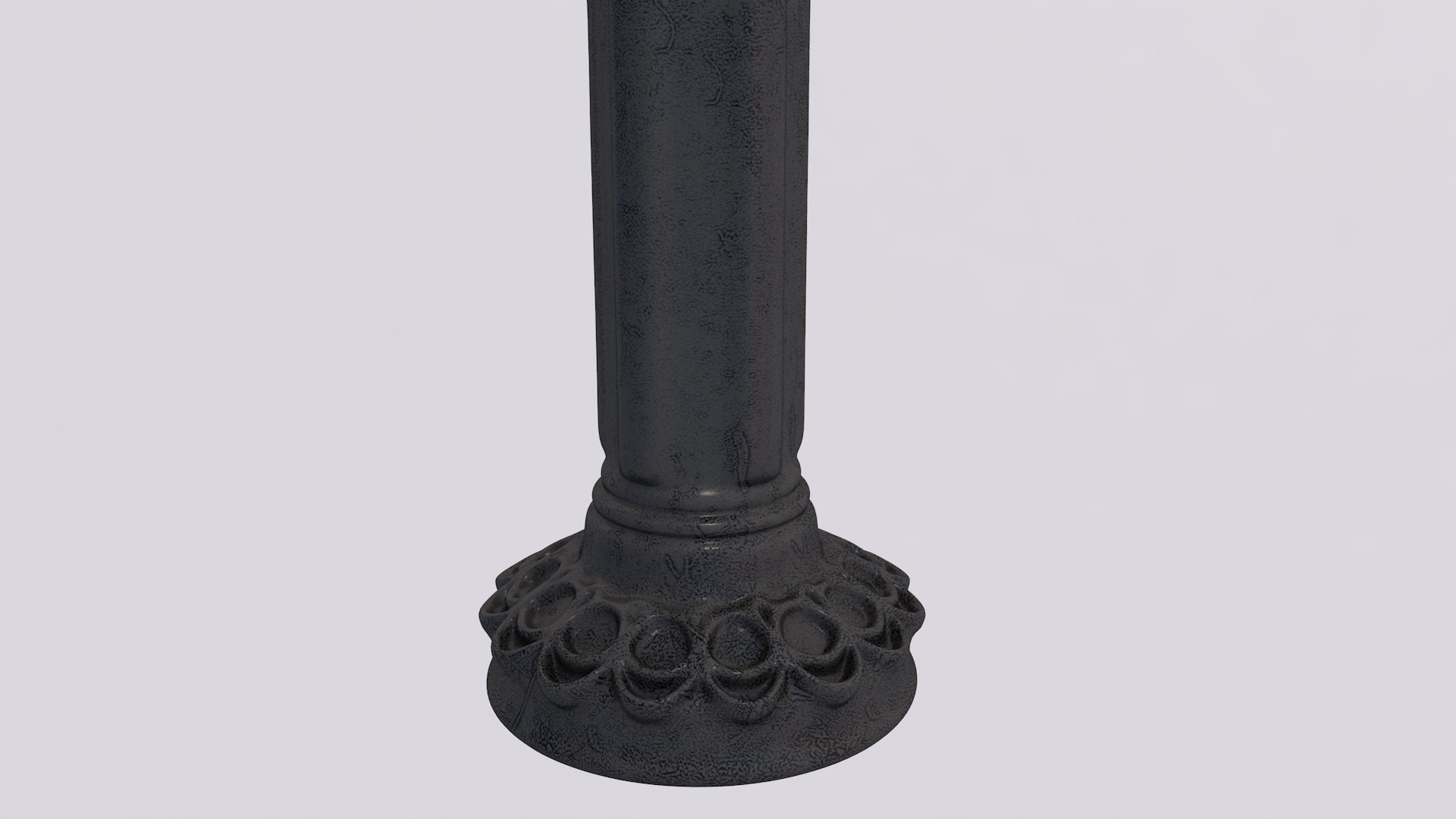 3D Central Park Lamp Post BLACK Model - TurboSquid 1764758
