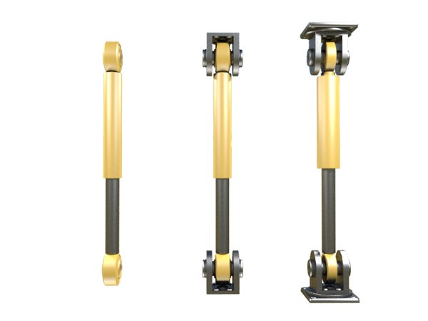 3d model hydraulic piston