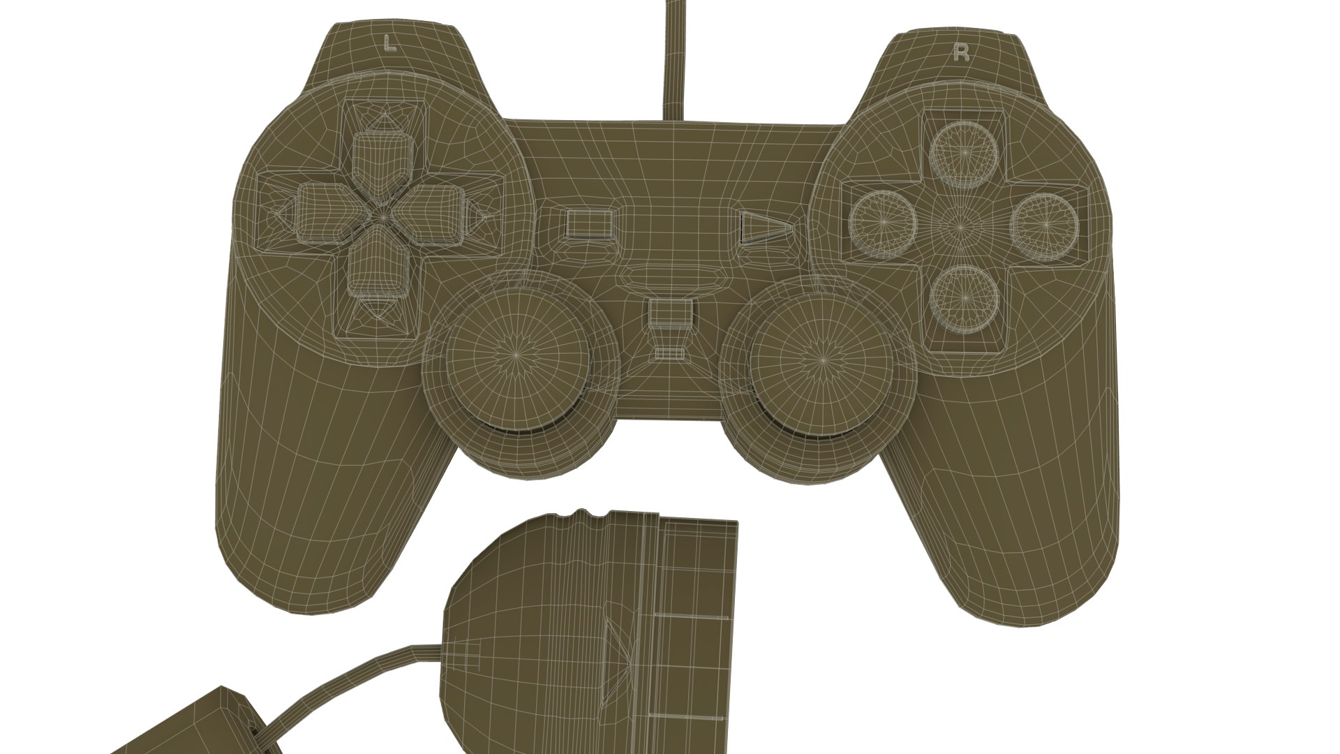 Controller Playstation 3d Model