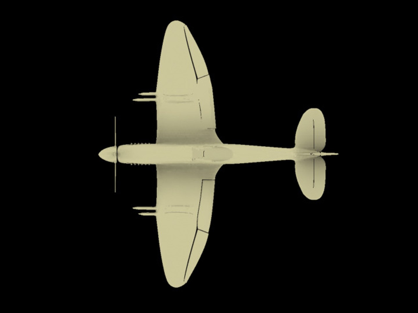 3d spitfire model