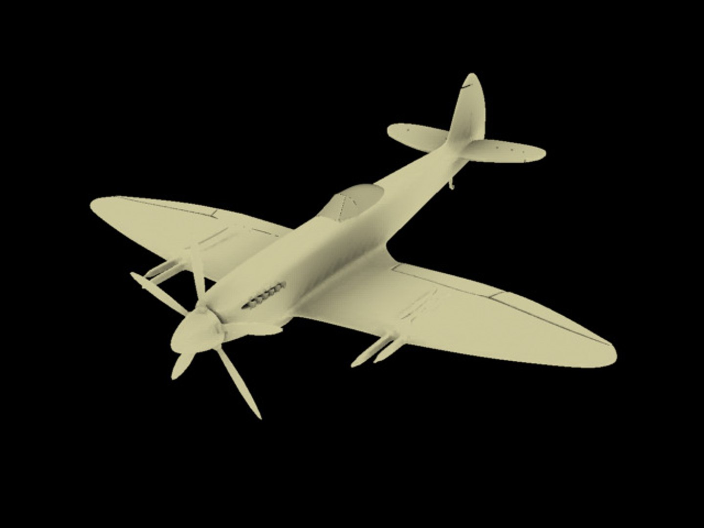 3d spitfire model
