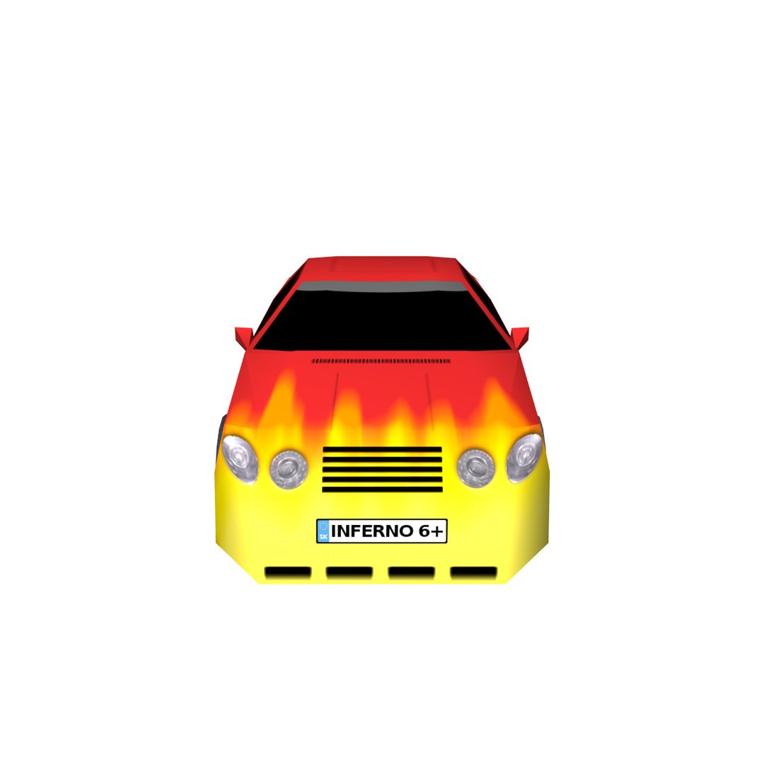 Sports car inferno 3D model - TurboSquid 1501037