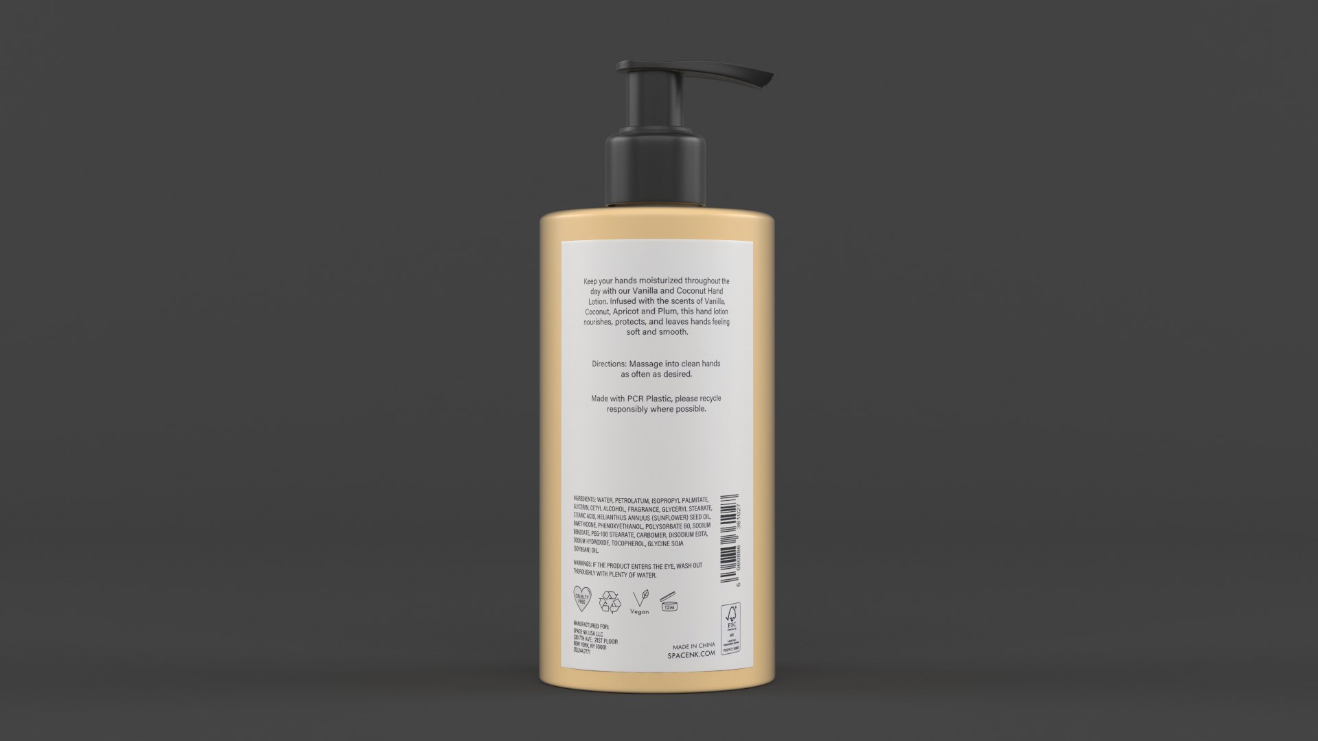 3D Model Hand Lotion - TurboSquid 2031683