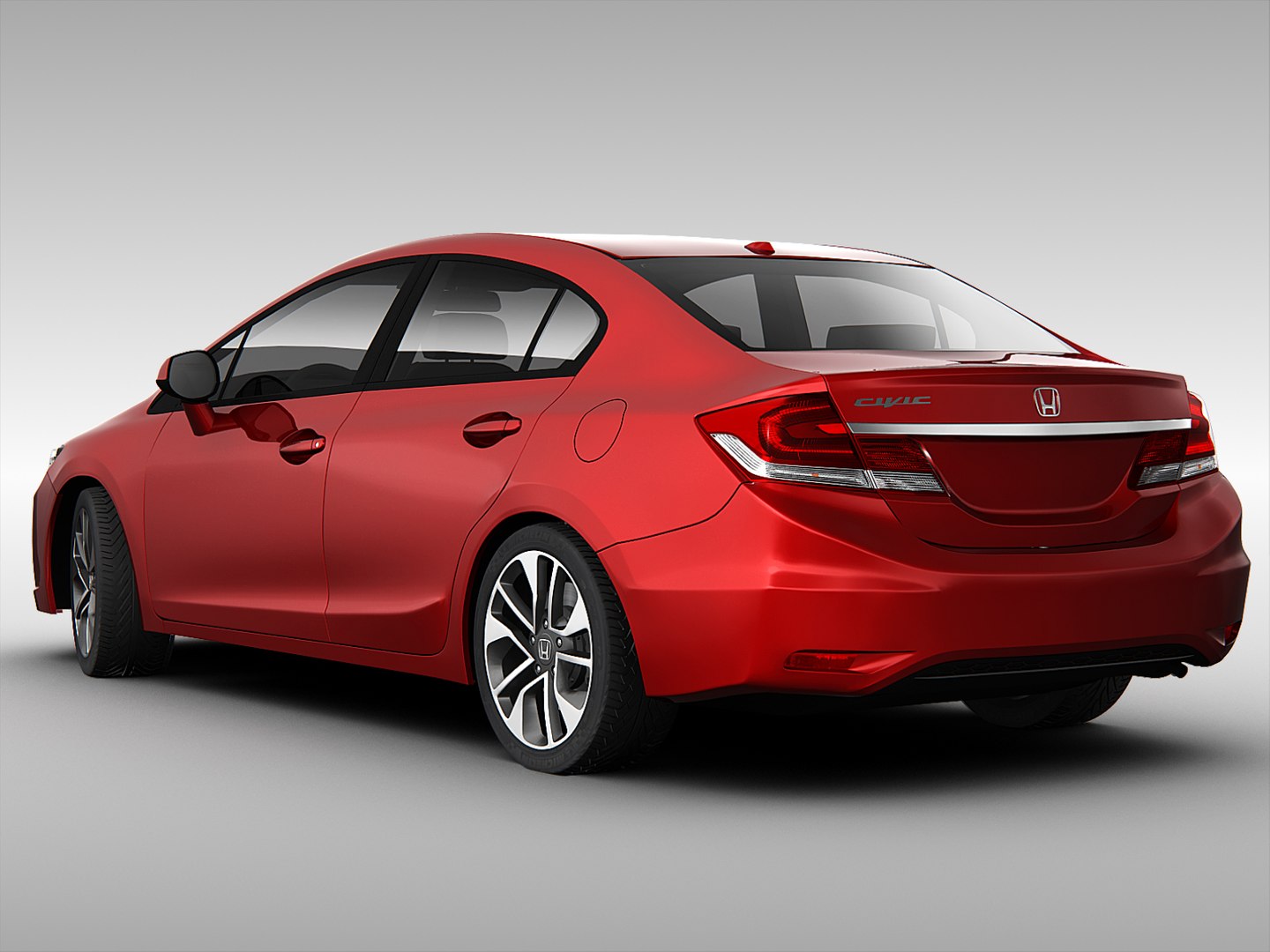 3d Model Of Honda Car