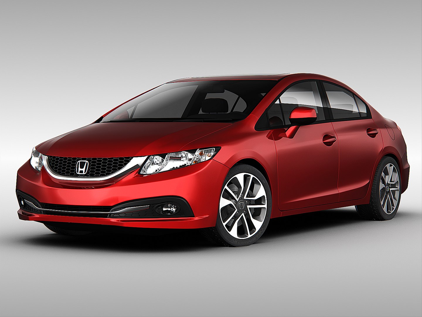 3d Model Of Honda Car