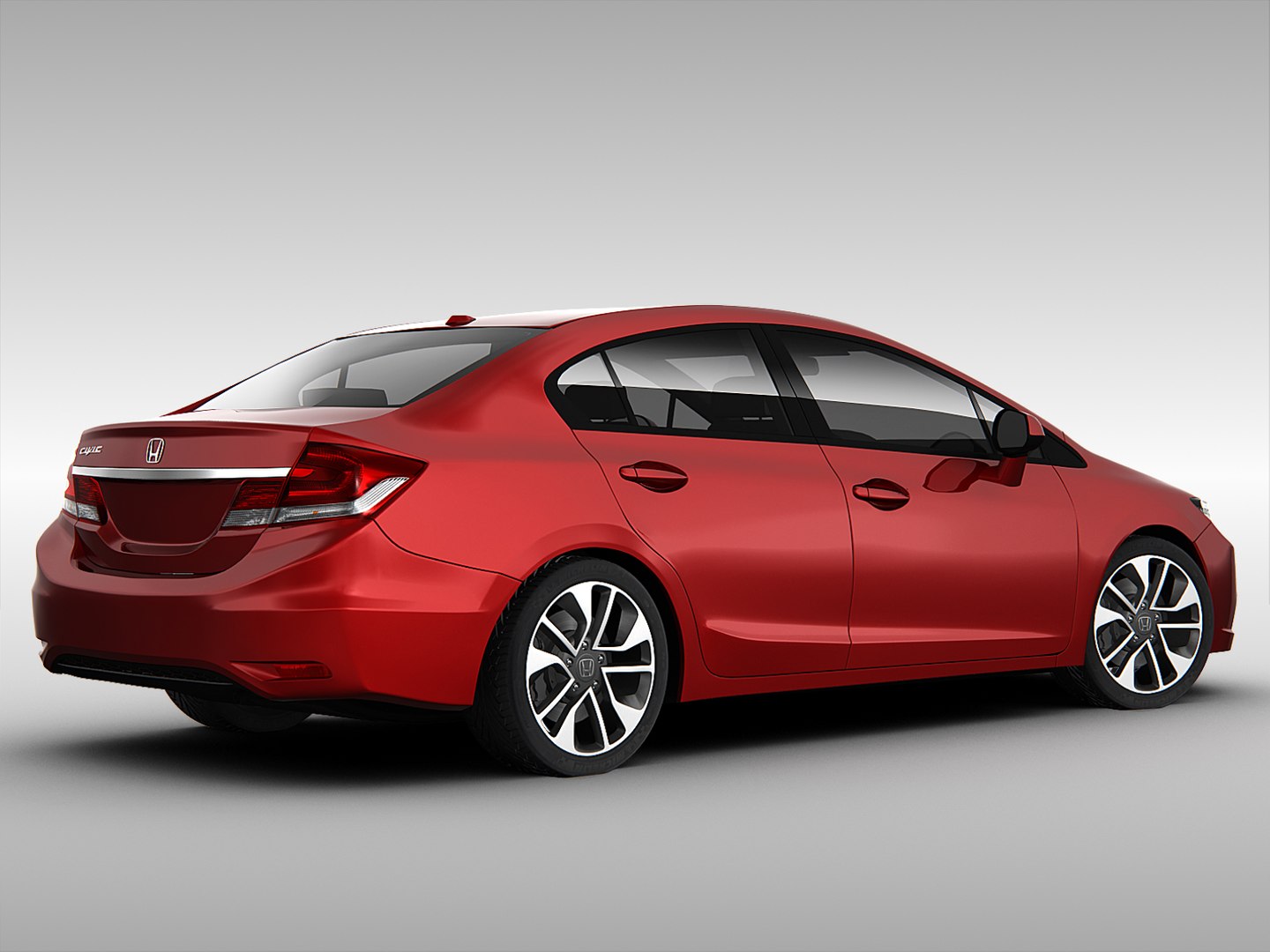 3d Model Of Honda Car
