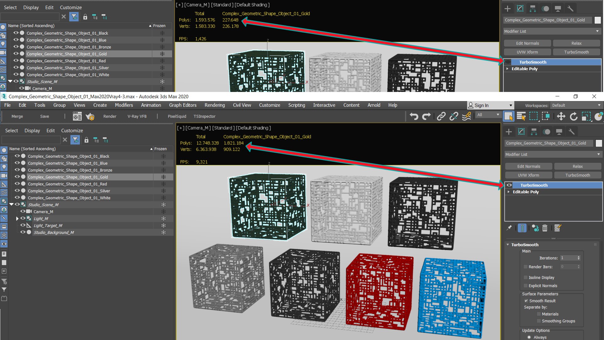 3D model Complex Geometric Shape Object 01 - TurboSquid 2060581