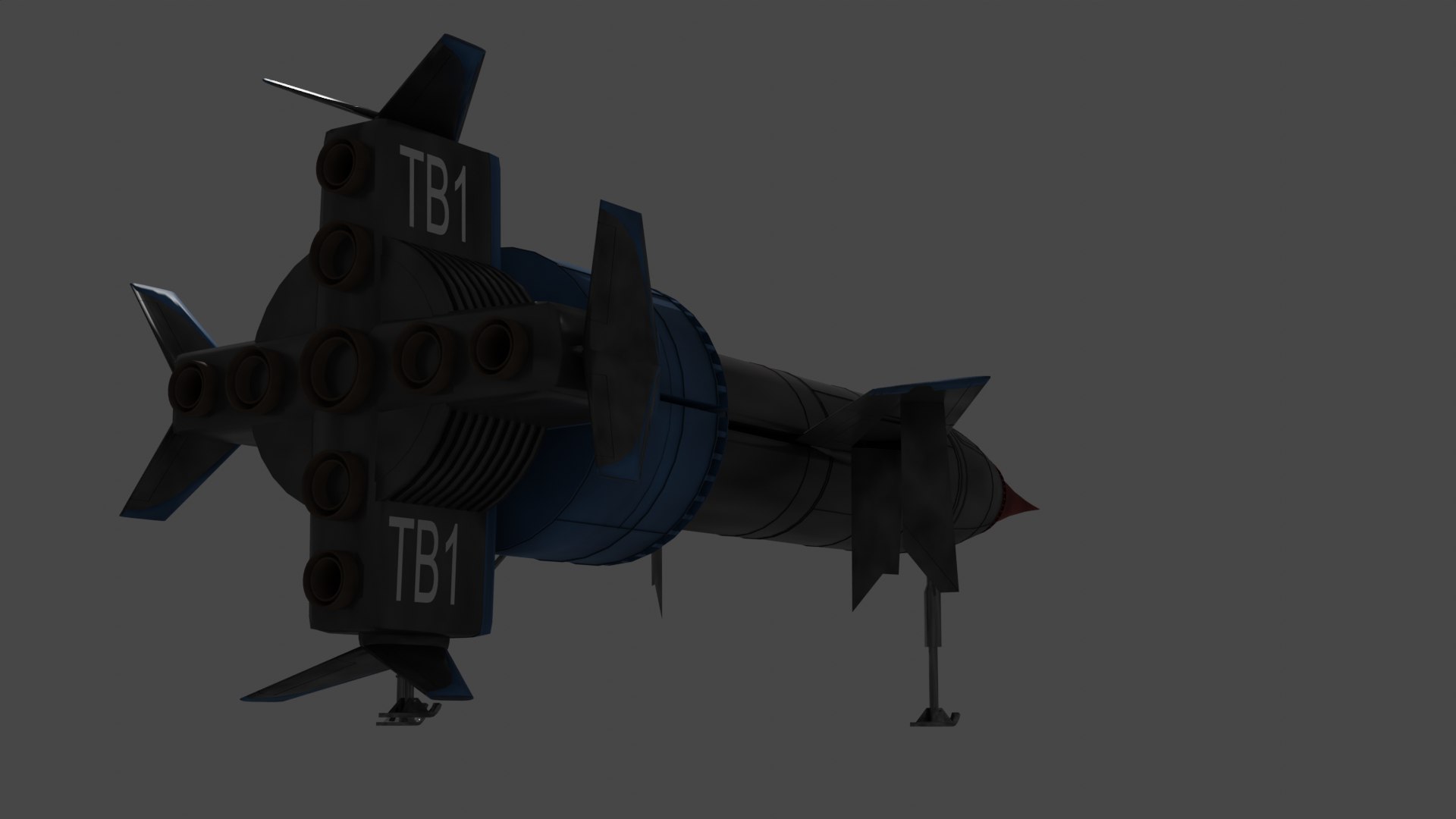 Thunderbird 1 Model - TurboSquid 1983191