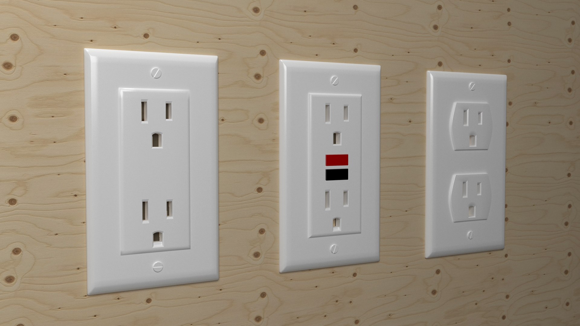 Electrical Outlets 3D - TurboSquid 1261867