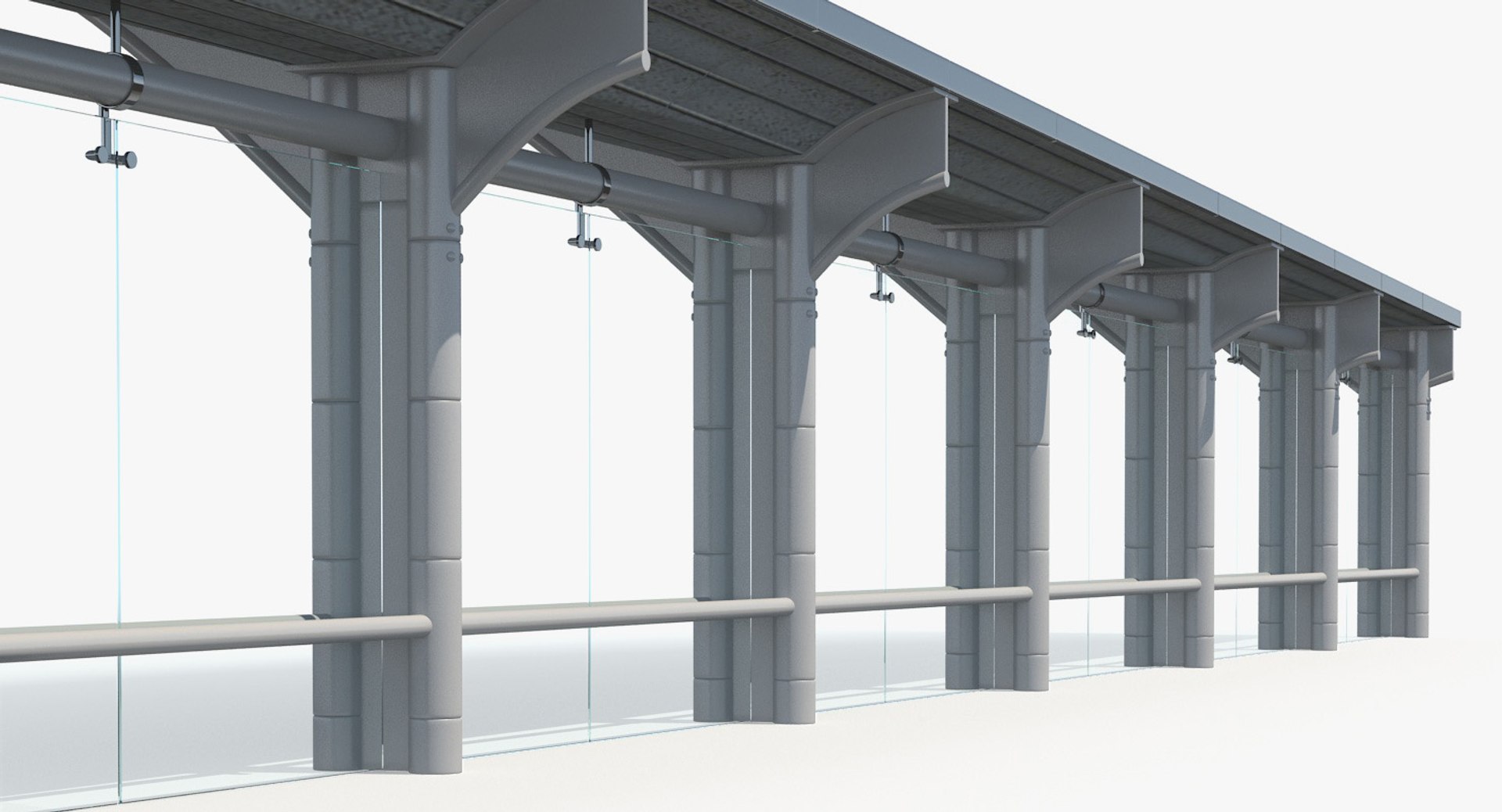 Bus Stop Carport 3D - TurboSquid 1349396