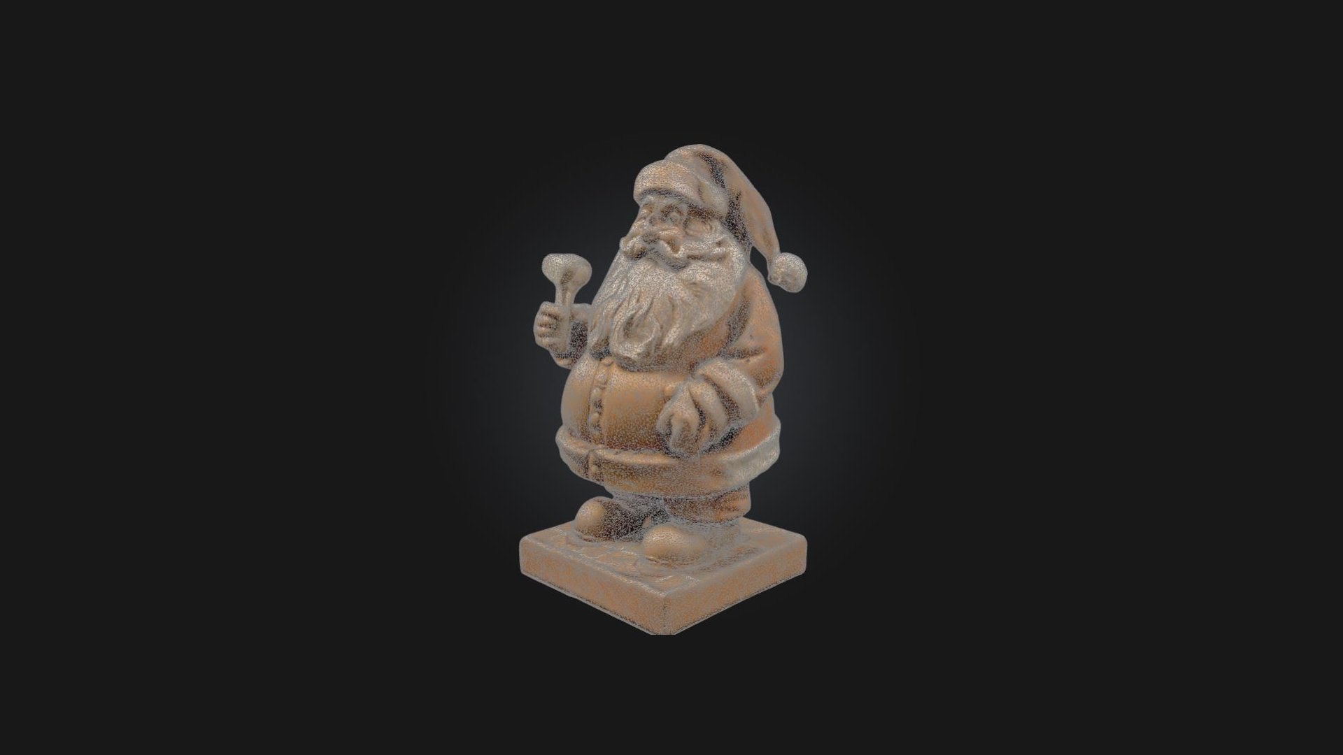 Cartoon Santa Claus With Hammer - Low To Ultra Poly STL Format 3D Model ...