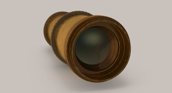 retracted spyglass 3d model