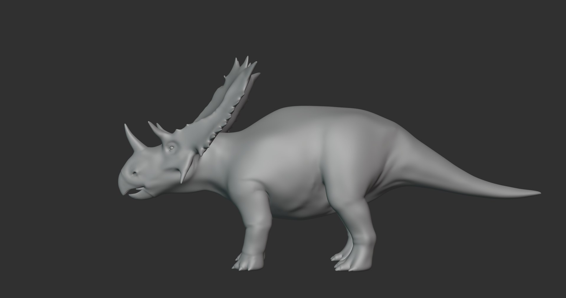 Utahceratops Basemesh Low Poly 3D model - TurboSquid 2107671