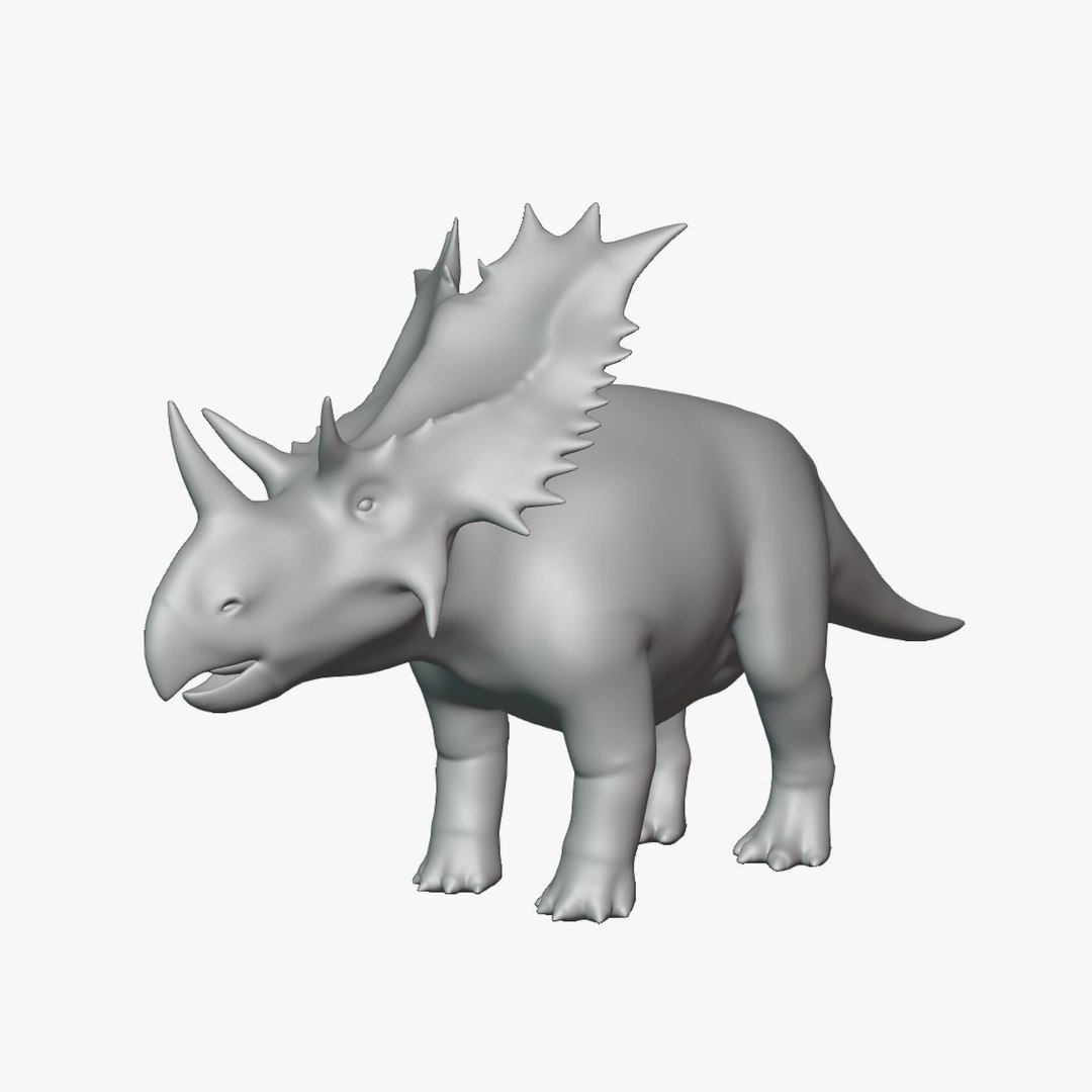 Utahceratops Basemesh Low Poly 3D model - TurboSquid 2107671