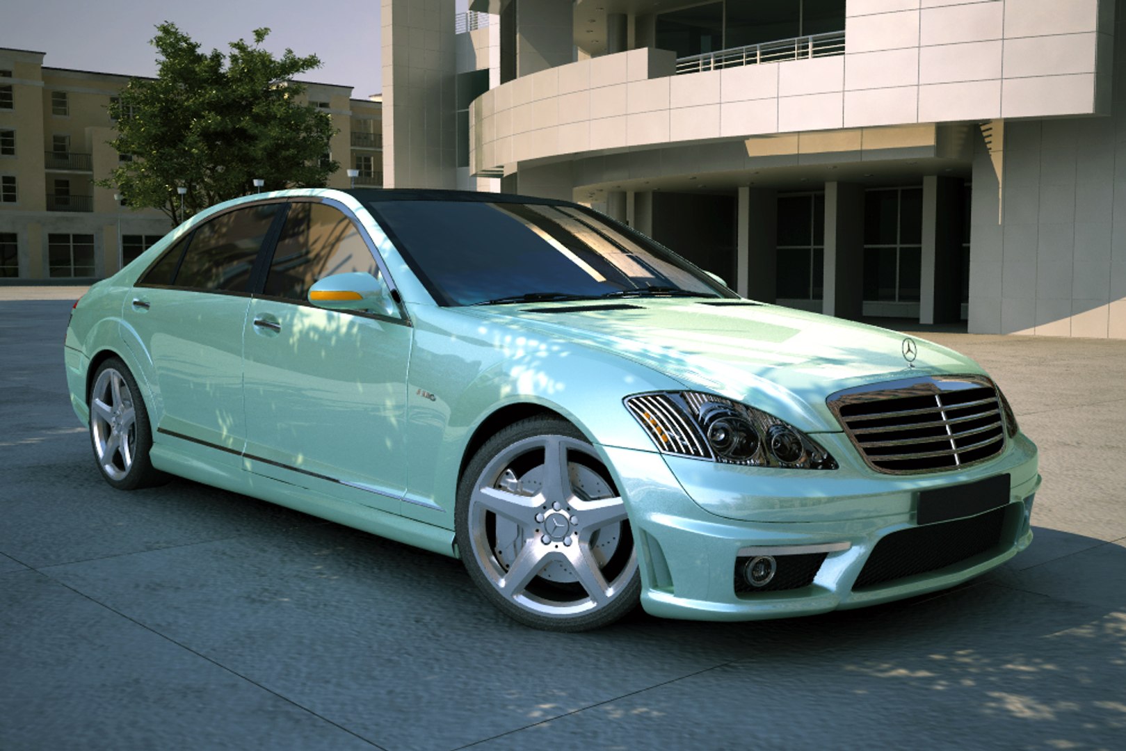 Mercedes Benz S65 Amg 3d Max