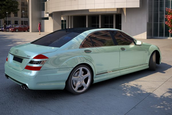 mercedes benz s65 amg 3d max