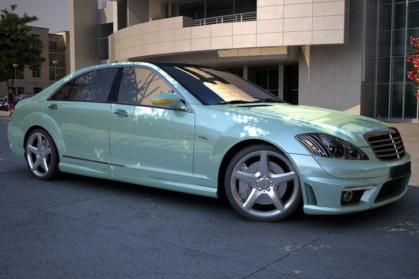 mercedes benz s65 amg 3d max