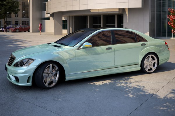 mercedes benz s65 amg 3d max