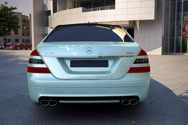 mercedes benz s65 amg 3d max