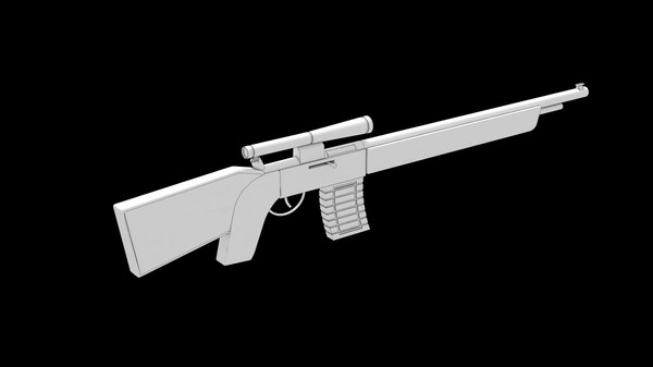 rifle shotgun weapon 3d max